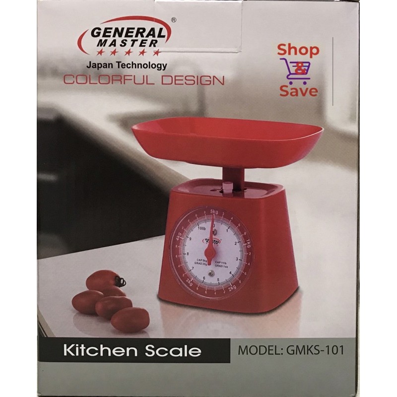 KITCHEN SCALE / TIMBANGAN / GRAM SCALE / GENERAL MASTER BRAND | Shopee ...