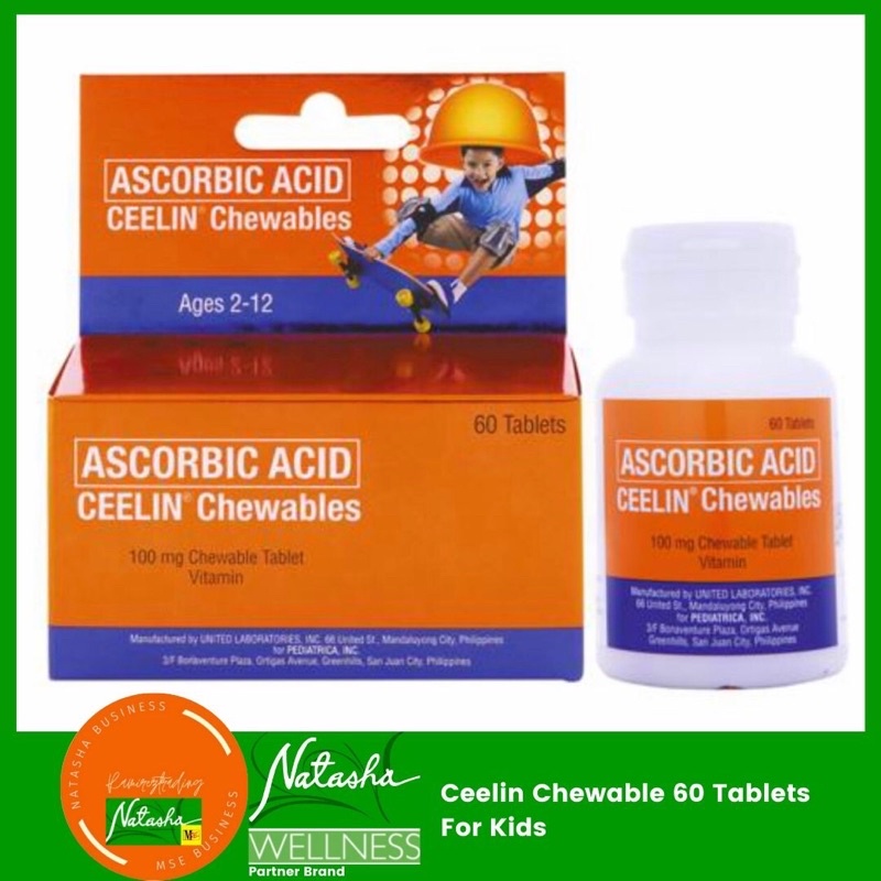 CEELIN PLUS CHEWABLE TABLET BY 60s FAR EXPIRY 100% ORIGINAL | Shopee ...