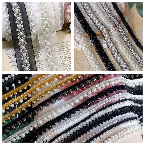Ribbon Tape Vintage Garment Materials Lace Trim Collar Fabric DIY ...