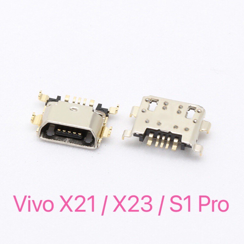 5-50pcs USB Plug In Charging Charger Port For Vivo X21 / X23 / S1 Pro charging pin dock port ...