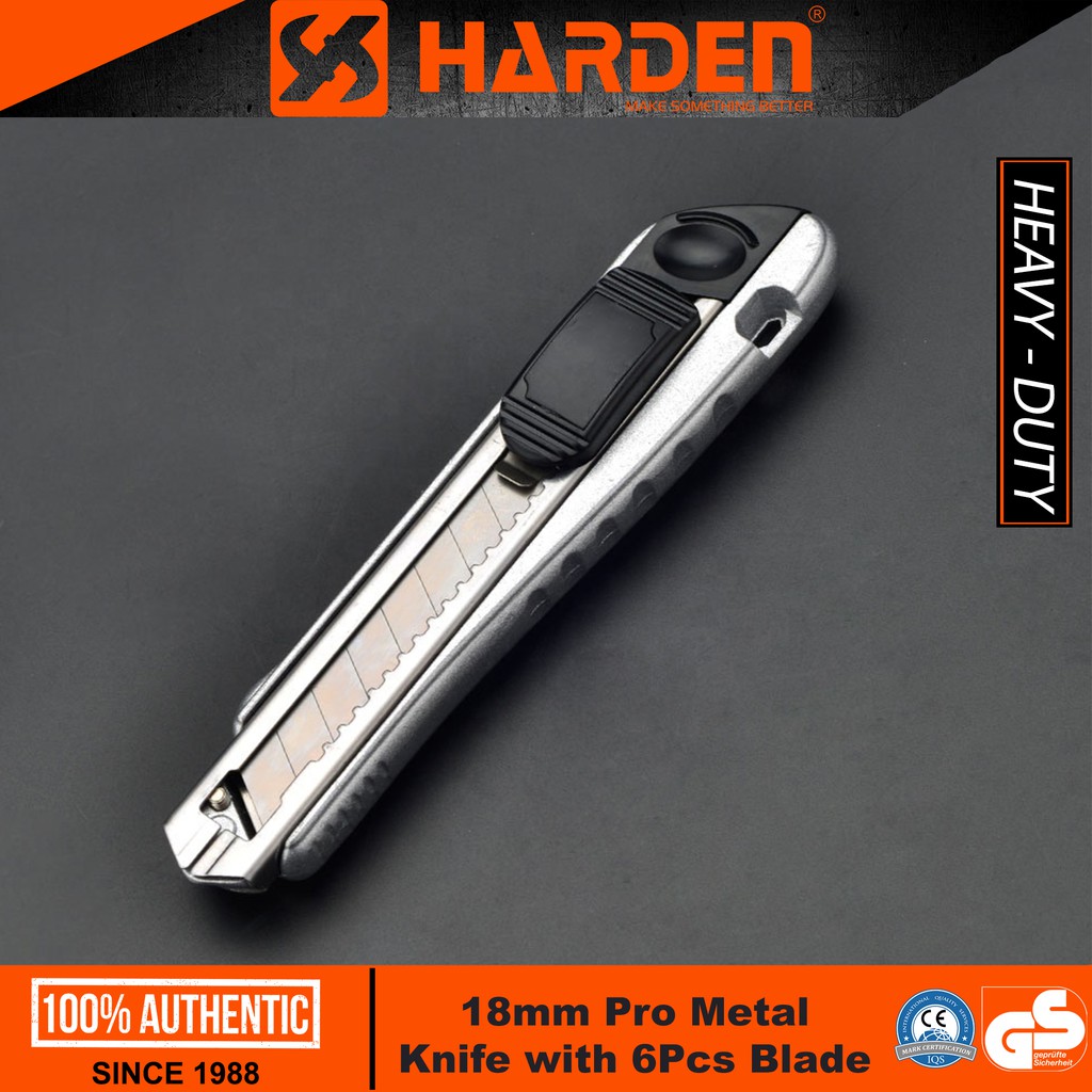 Harden 570331 18mm (Professional) With 6Pcs Blade Zinc Alloy Cutter ...