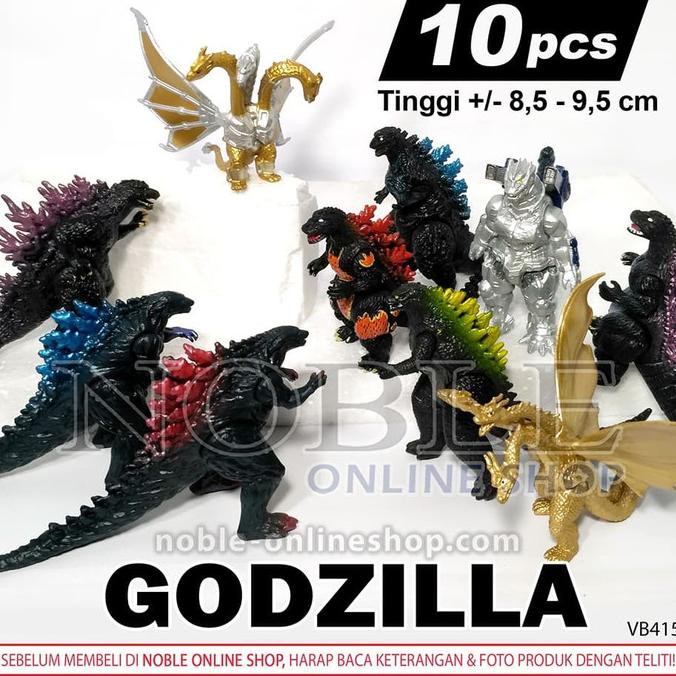 Godzilla 10 Figure Gold Dragon Giant Monster Giant Giant Monster Toy ...