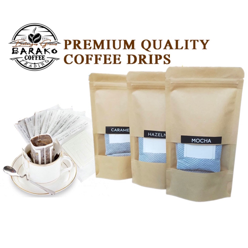 6'S PREMIUM FLAVORED COFFEE IN DRIP BAGS (Classic & Flavored) INSTANT ...