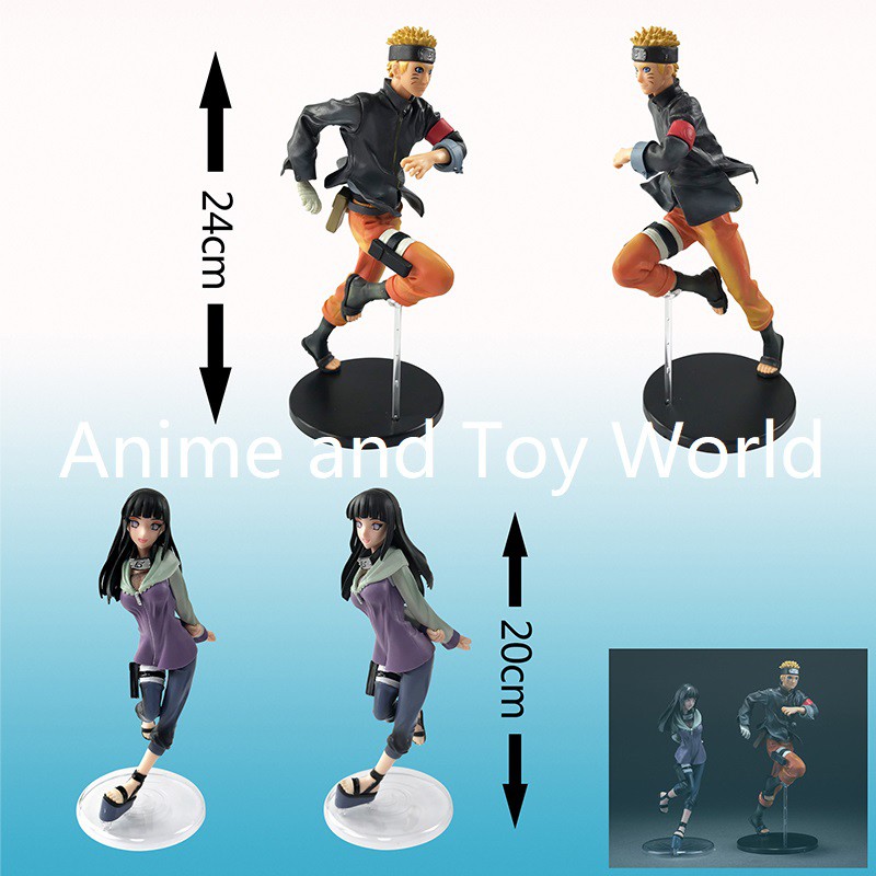 Naruto Running Hinata Standing Anime Collectible Figure | Shopee ...