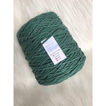 KATUN HIJAU Premium 4mm twist Green macrame Cotton Rope | Shopee ...