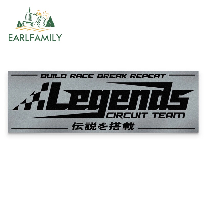 EARLFAMILY 13cm x 4.4cm Kamikaze Legends Circuit Team Auto Decal Bumper ...