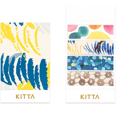 KING JIM-Hitotoki: KITTA Basic Pre-Cut Masking-Washi Tape - Japanese Sticker | Shopee Philippines