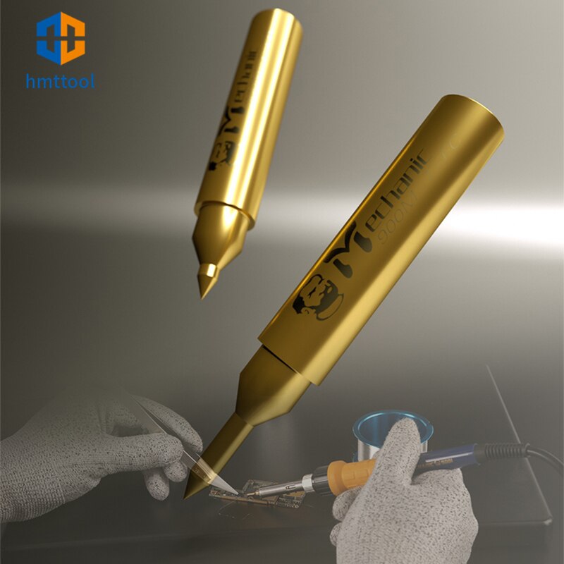 MECHANIC 900M-T Pure Copper Soldering Iron Tip Welding Tips Fly Wire ...