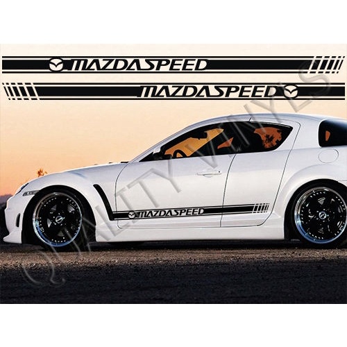 1Set/2pcs RS26 MAZDA MAZDASPEED RACING STRIPES RX7 RX8 MX MX5 MIATA ...