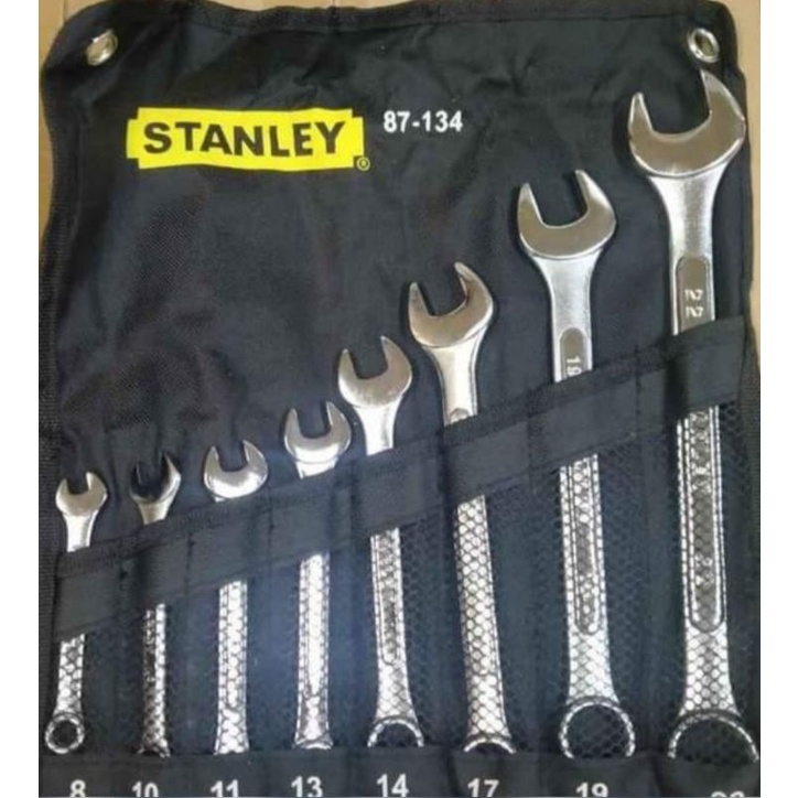 Stanley COMBINATION WRENCH Challenger Series 8 pcs set 8-22mm 87-134 ...