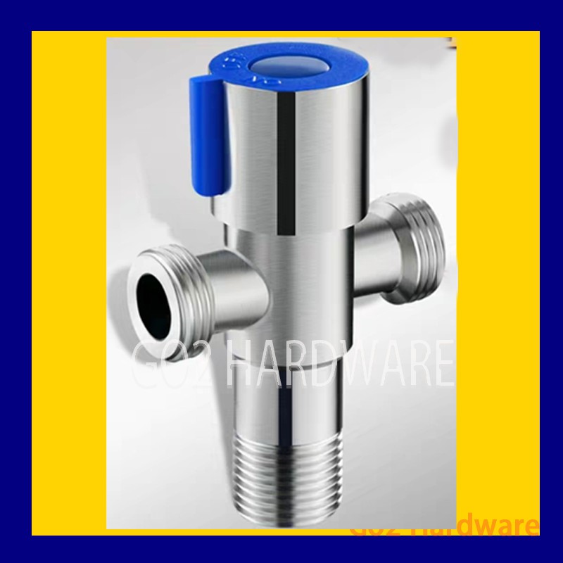 Best Stainless Steel 304 Two Way Angle Valve,1/2", 1/2"x 1/2", COD ...
