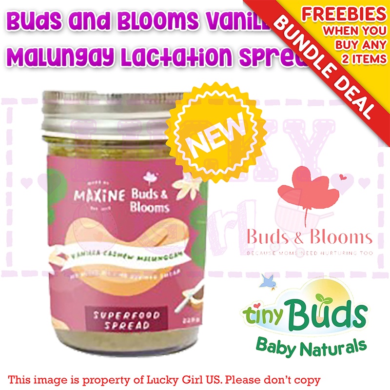 Buds & Blooms Vanilla Cashew Malunggay Lactation Spread 225g | Shopee Philippines
