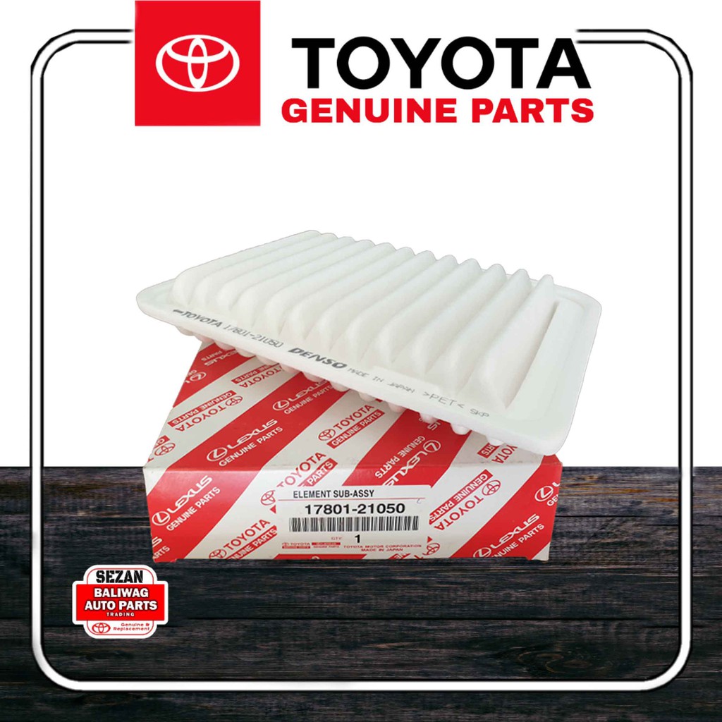 ORIGINAL TOYOTA AIR CLEANER FILTER VIOS YARIS COROLLA ALTIS 2007-2013 ...