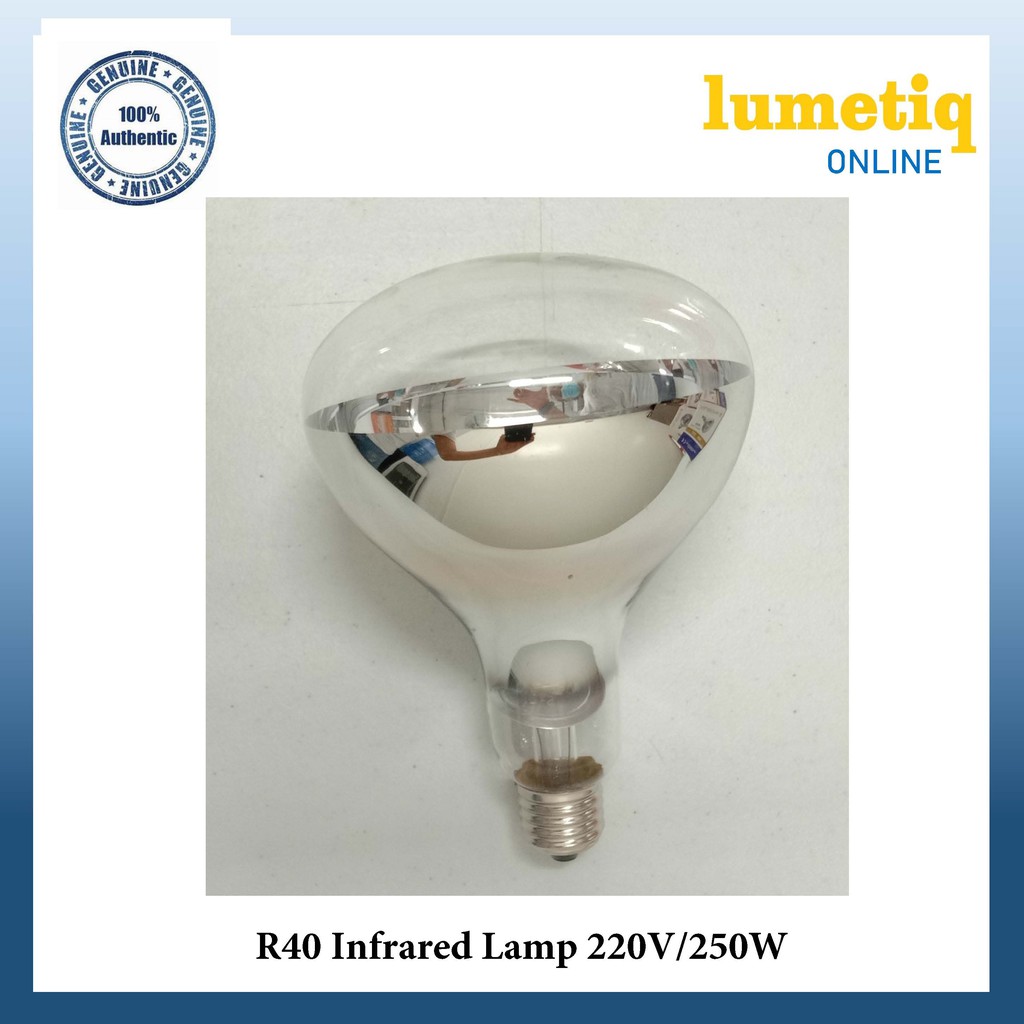 R40 Infrared Lamp 240V 250W | Shopee Philippines