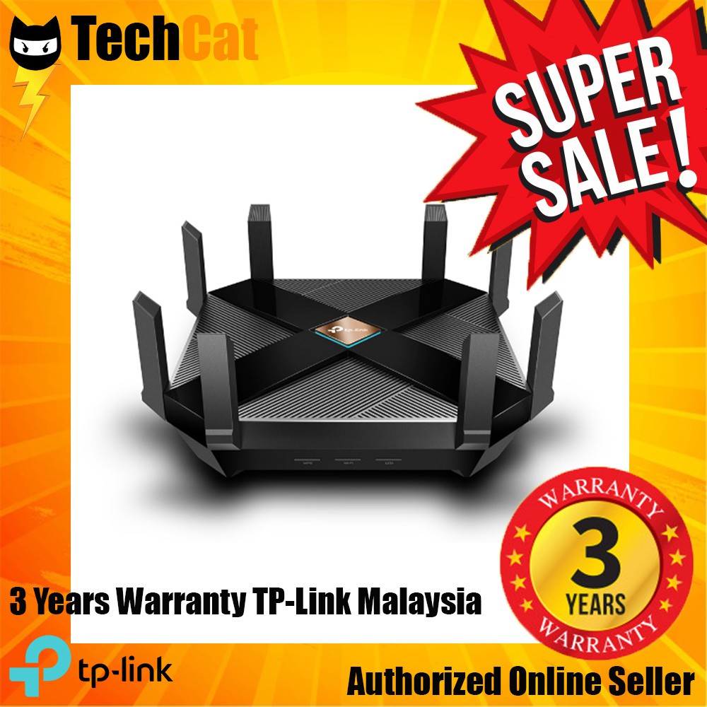 TP-Link Archer AX6000 WiFi 6 Gigabit Wireless AX Router With Homecare ...