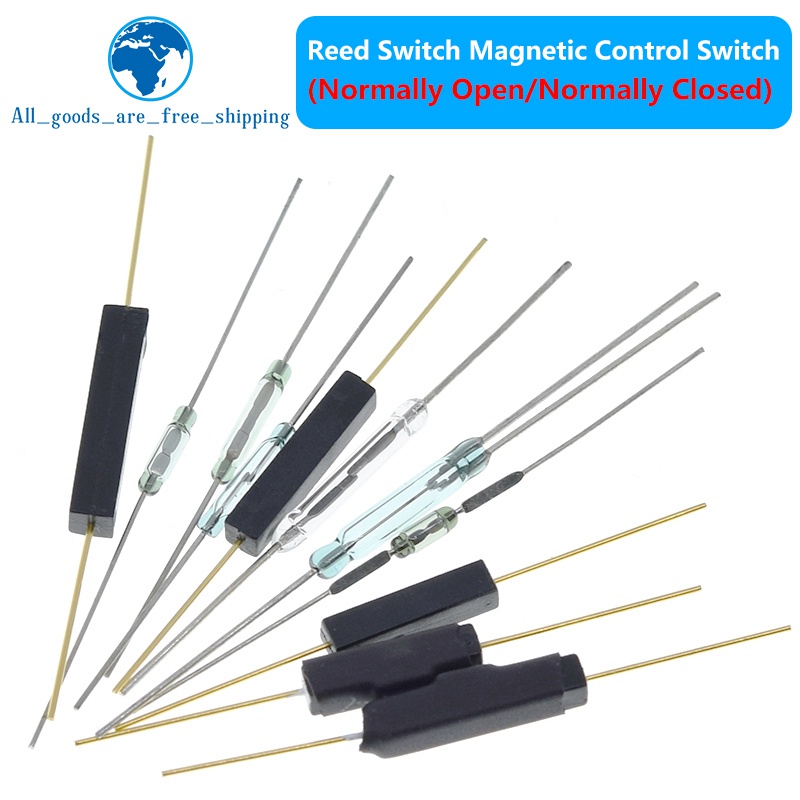 10pcs N/O Reed Switch Magnetic Switch Normally Open / Normally Closed ...