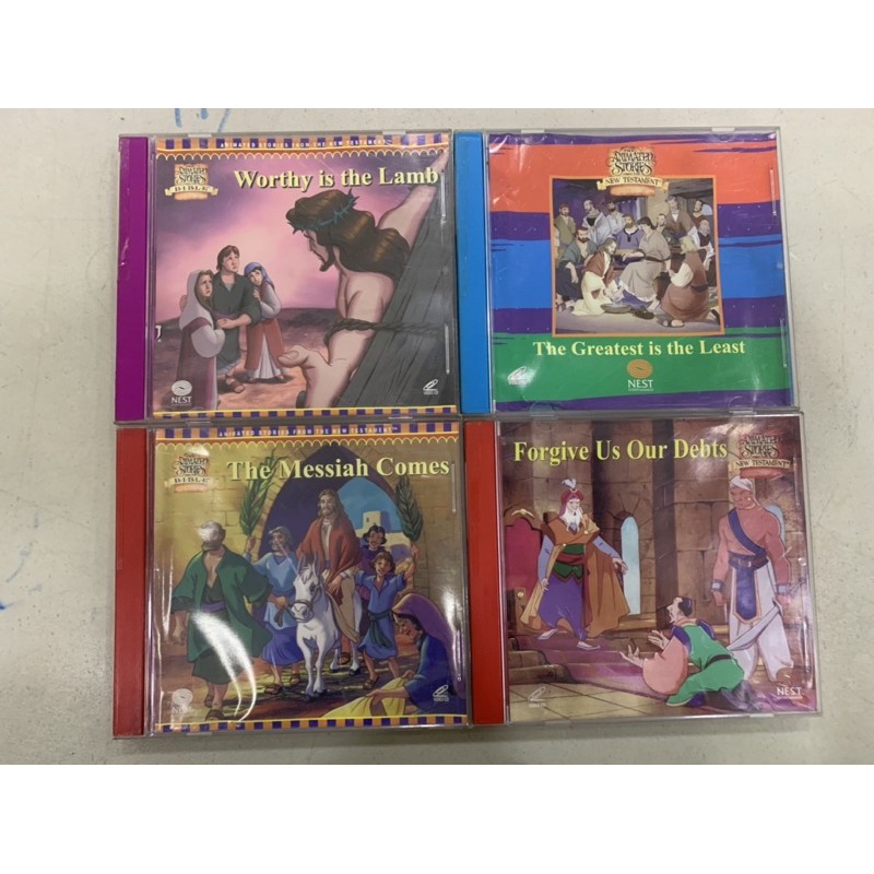 animated stories Bible stories VCD (preloved) | Shopee Philippines