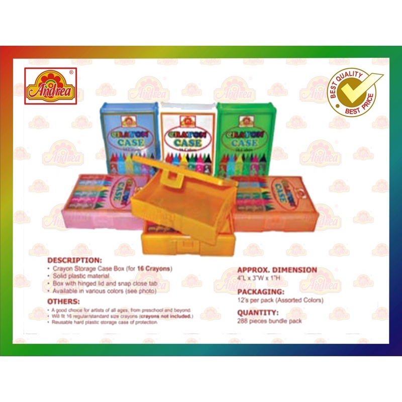 Crayon Storage Case Box (for 16 crayons) | Shopee Philippines