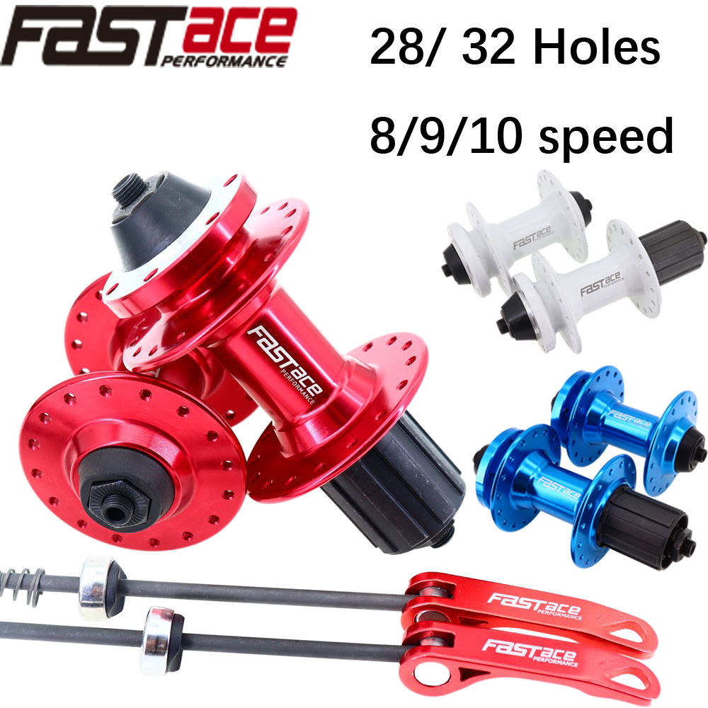 FASTACE Bike Hubs 28 32 36Holes with QR Quick Release Axle Cassette ...