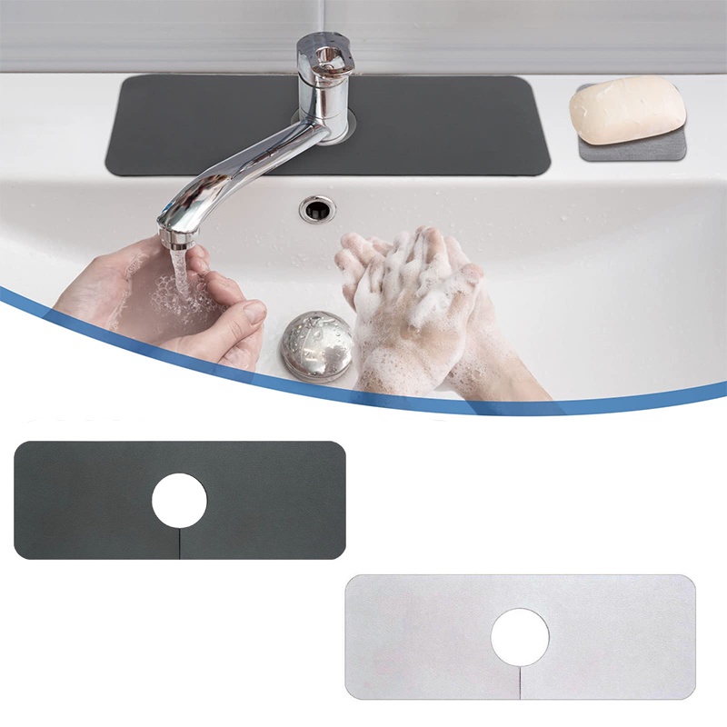 Diatomite Kitchen Faucet Absorbent Mat Sink Faucet Splash Guard ...