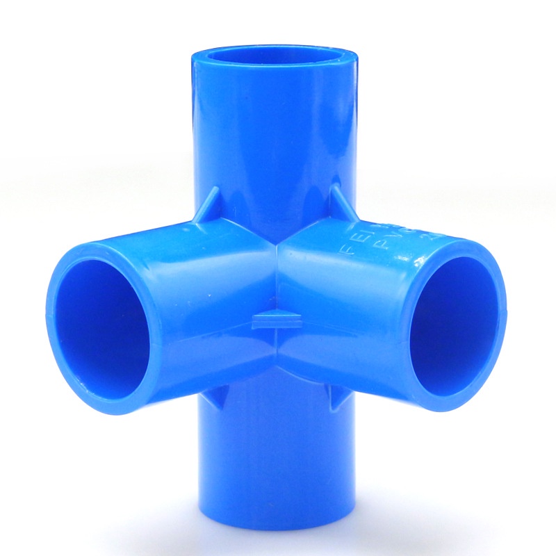 Blue PVC Pipe Connector | 3-Way| 4- Way| 5-Way| 6-Way/ PVC Water Supply ...