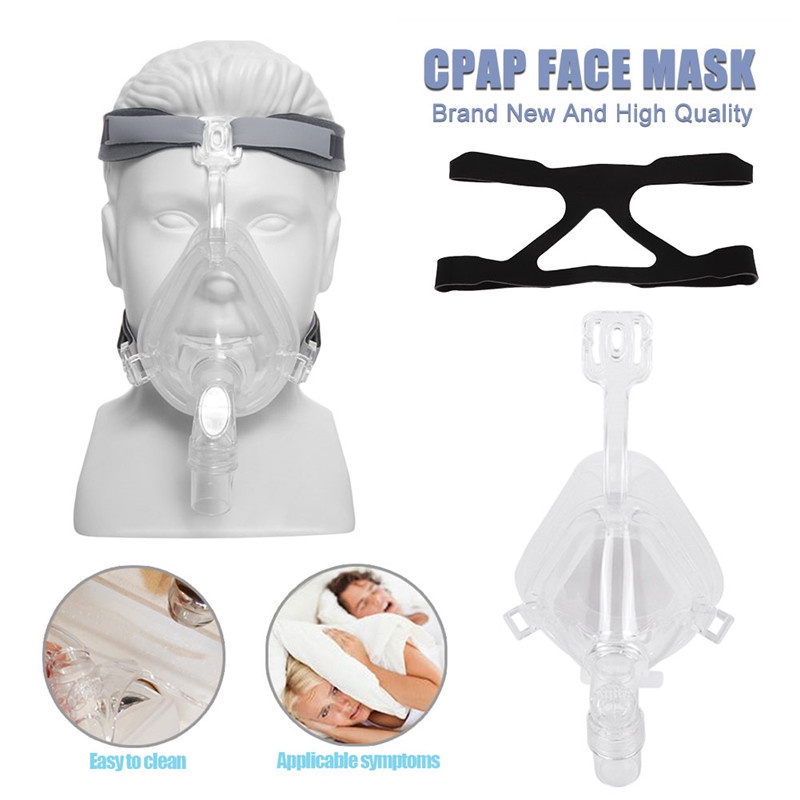 FA Full Face Mask CPAP Auto CPAP APAP BIPAP Machine Size M/L CPAP Full ...