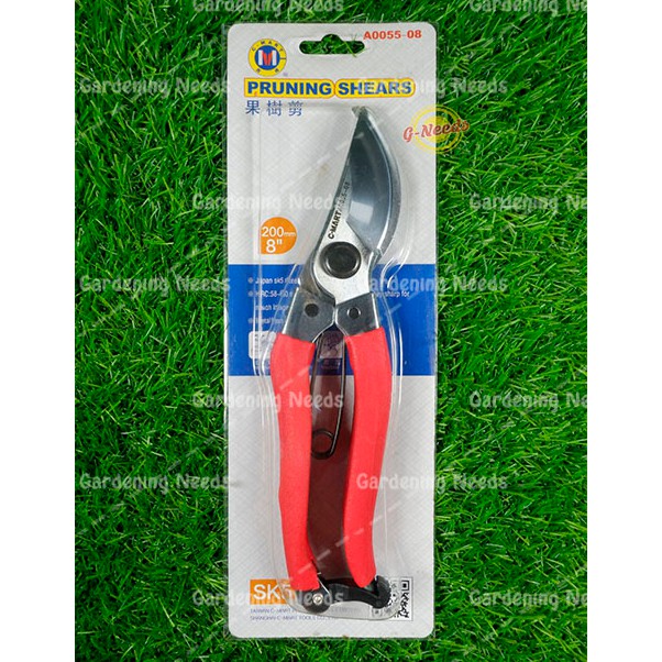 Pruning Shears 8" 200mm Branch Flower Scissors (C-Mart) A55-08 | Shopee Philippines