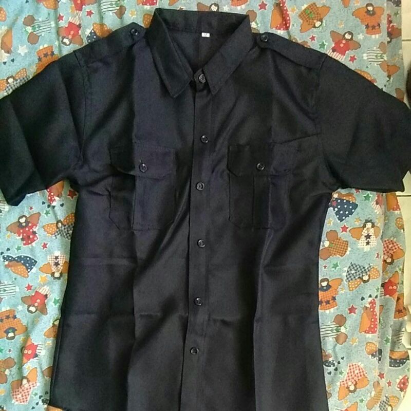 Security Guard Polo White at Navy Blue | Shopee Philippines
