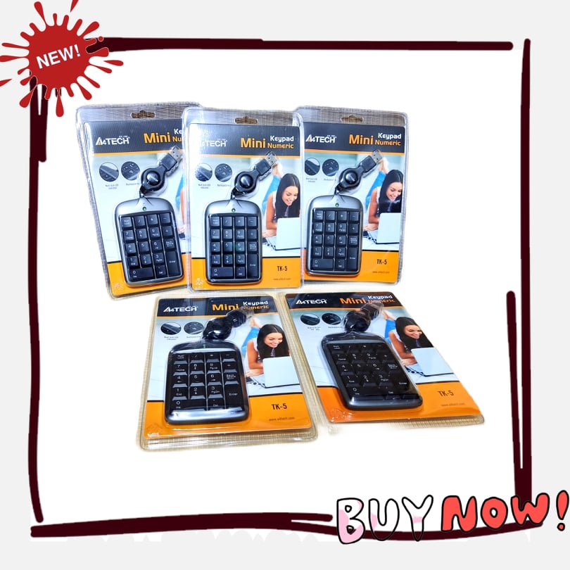 A4TECH Mini Keypad Numeric (TK-5) | Shopee Philippines