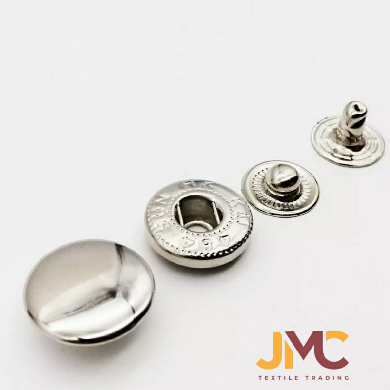 Snap Button Stainless and Snap Steel 15mm for jackets, jeans, belts ...
