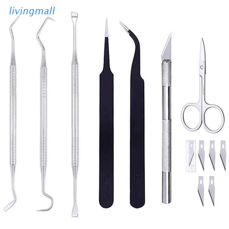 LIVI Vinyl Weeding Craft Kit 12Pcs Engraving Knife Weeder Hooks Scissor ...