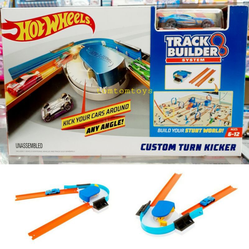 Hot Wheels Track Builder CUSTOM TURN KICKER Diecast Track set | Shopee ...