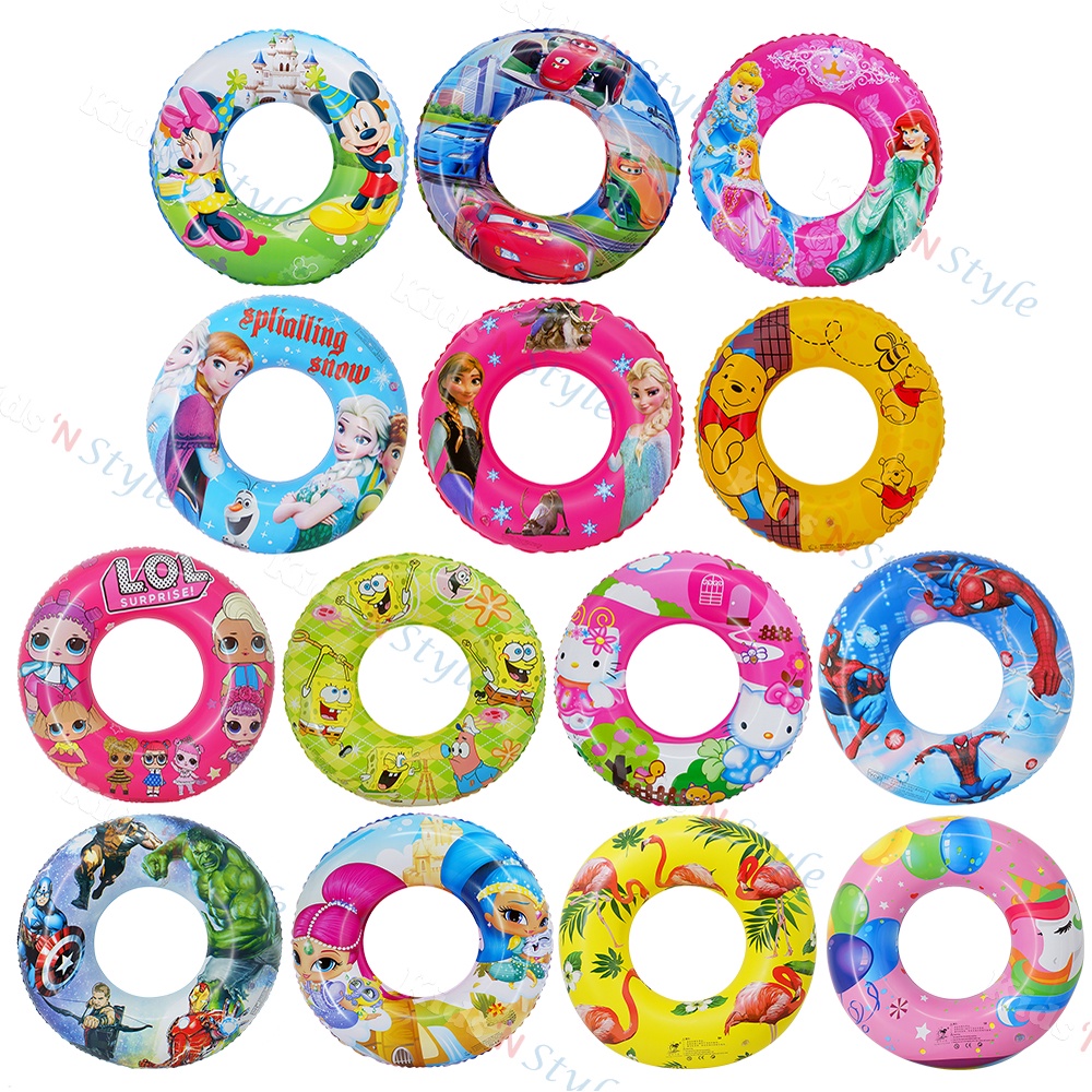 Cartoon Character Swim Ring Floater 20 Inches | Shopee Philippines