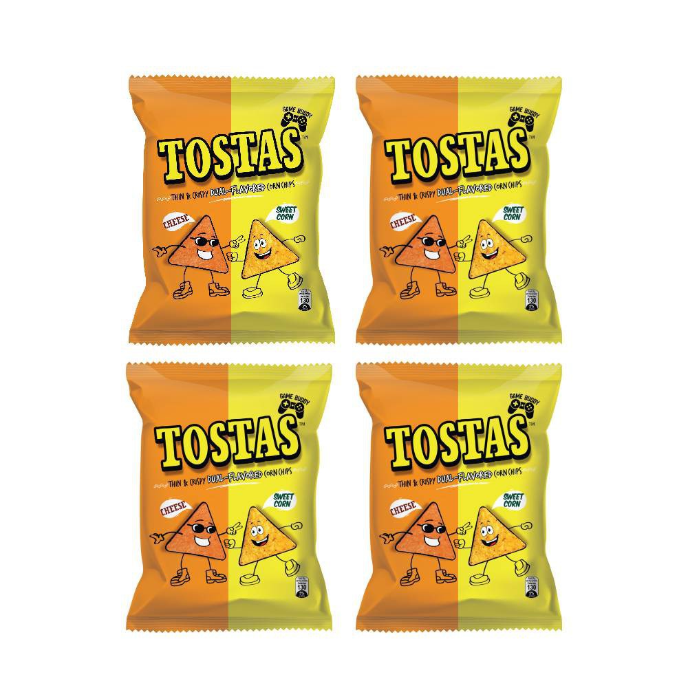 Tostas Cheese & Sweet Corn 48G (Set Of 4) | Shopee Philippines