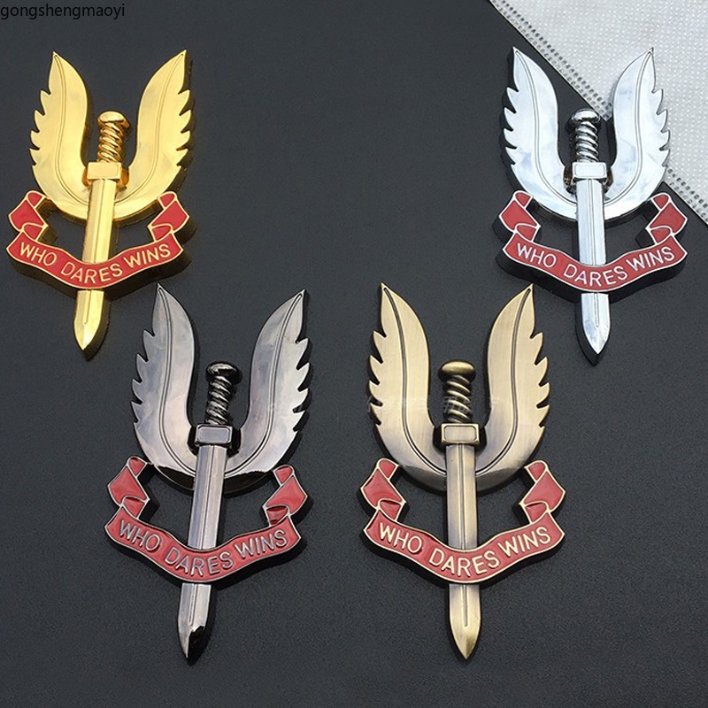 Car Styling Sticker British Army Special Air Service SAS Who Dares Wins ...