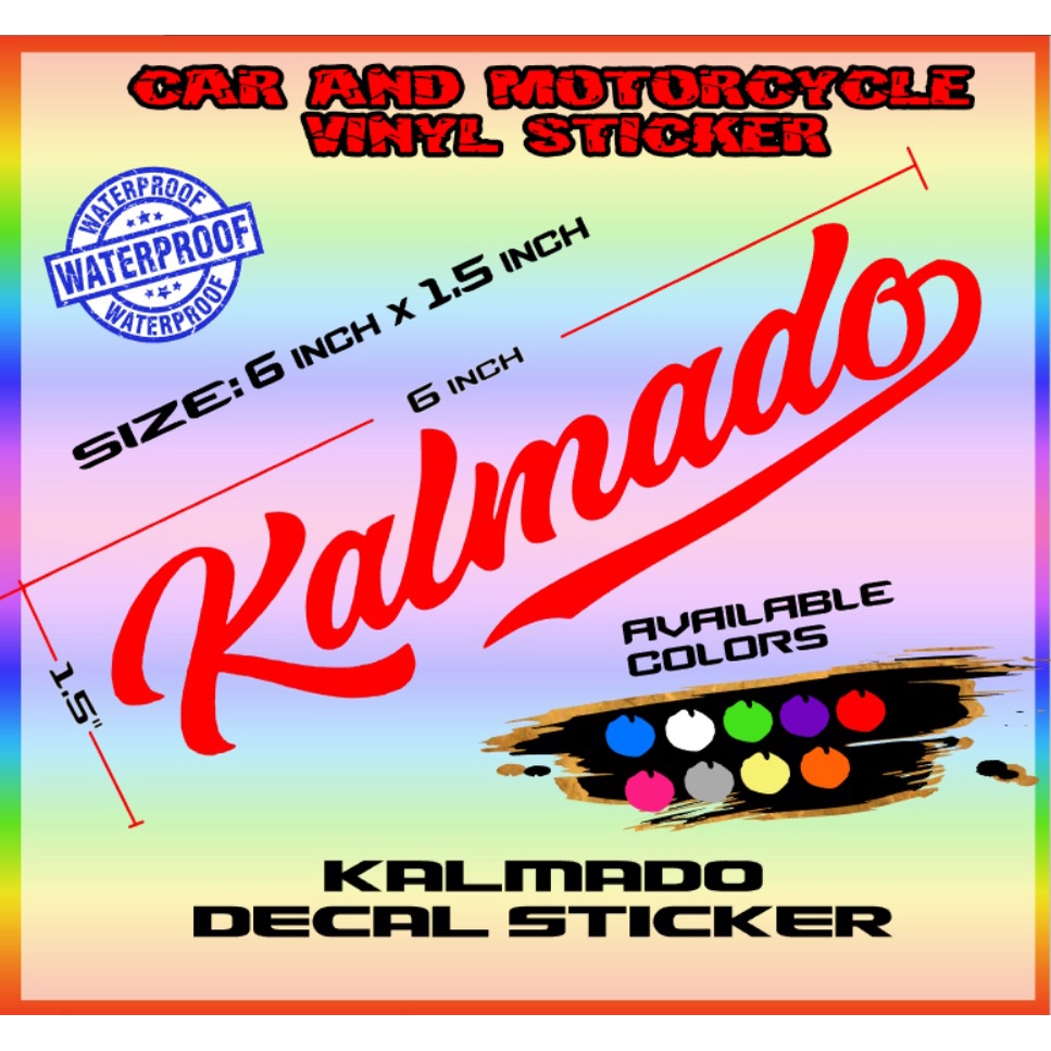 Kalmado sticker decals | Shopee Philippines
