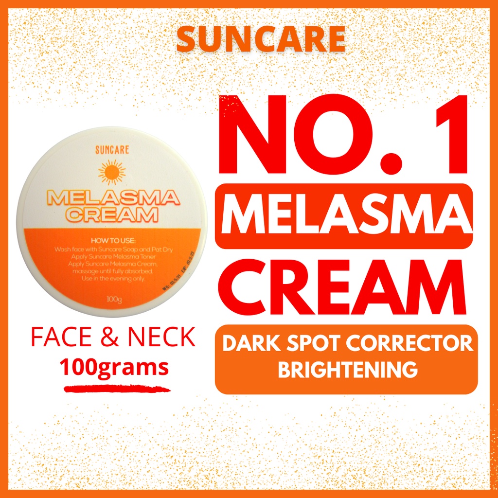 Melasma Cream 100grams Dark Spot Corrector Face and Neck No.1 Cream ...