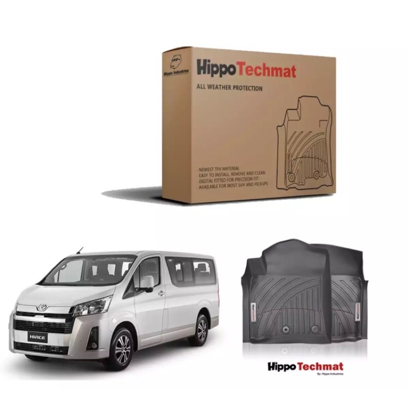 Toyota Hiace Grandia GL 2019 Matting - Hippo Techmat All Weather ...