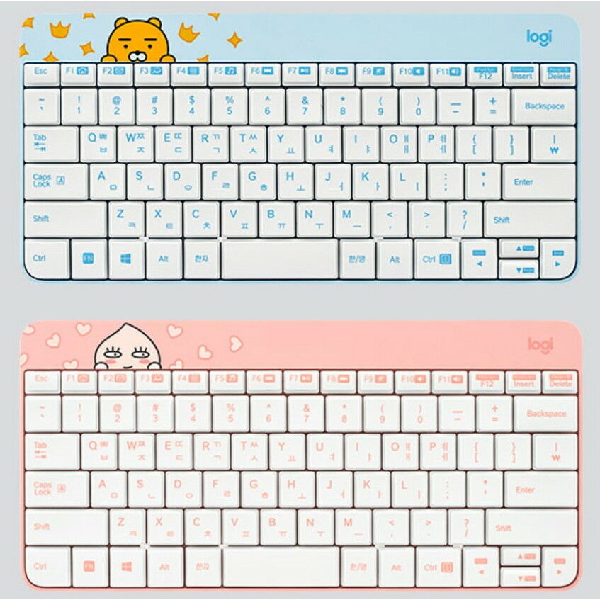Logitech Official KAKAO FRIENDS special Edition K240 MINI Wireless ...