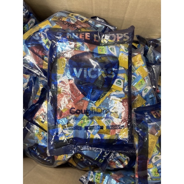 Vicks Candy 125 Bags Tablets For Cough Relief Moisten The Throat ...