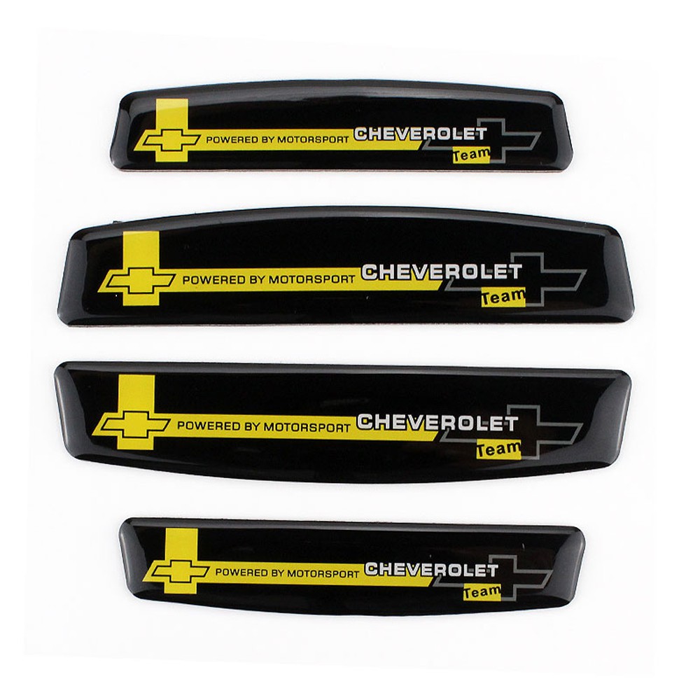 4Pcs/Set Car Side Door Edge Protection Guards Sticker For Chevrolet ...