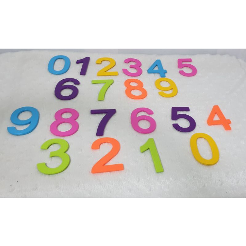 JUMBO ALPHABET and NUMBERS for KIDS-COLORFUL and Non-toxic / Reusable ...