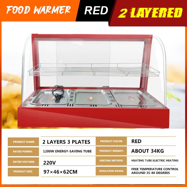 Preservation Display Electric Food Warmer Showcase Cabinet Food Heater ...