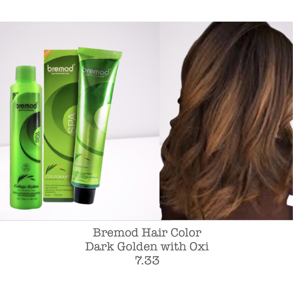 Bremod Dark Golden 7.33 with Oxi Cream | Shopee Philippines