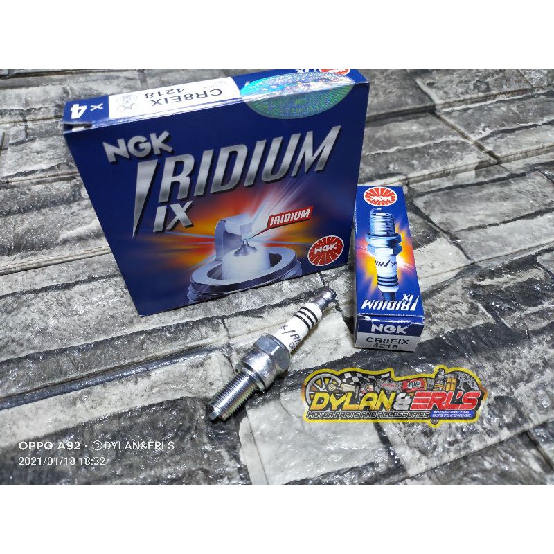 NGK IRIDIUM SPARK PLUG CR8EIX FOR SNIPER 150/RAIDER 150(ORIGINAL) | Shopee Philippines