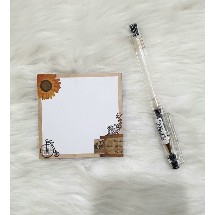 30 sheets Vintage/Travel Notepad aesthetic notepad | Shopee Philippines