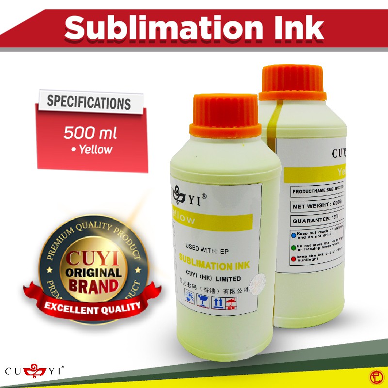 CUYI 500ml Sublimation Ink For Modified Printer Paper C M Y K Lc Lm ...