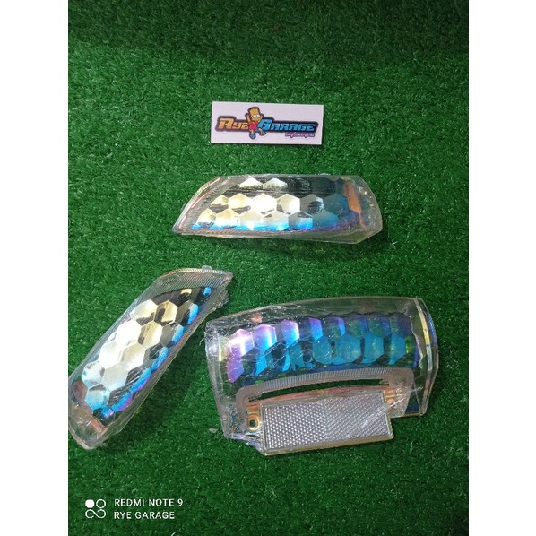 Honda Dio 1 Tail lens Honeycomb Rainbow | Shopee Philippines