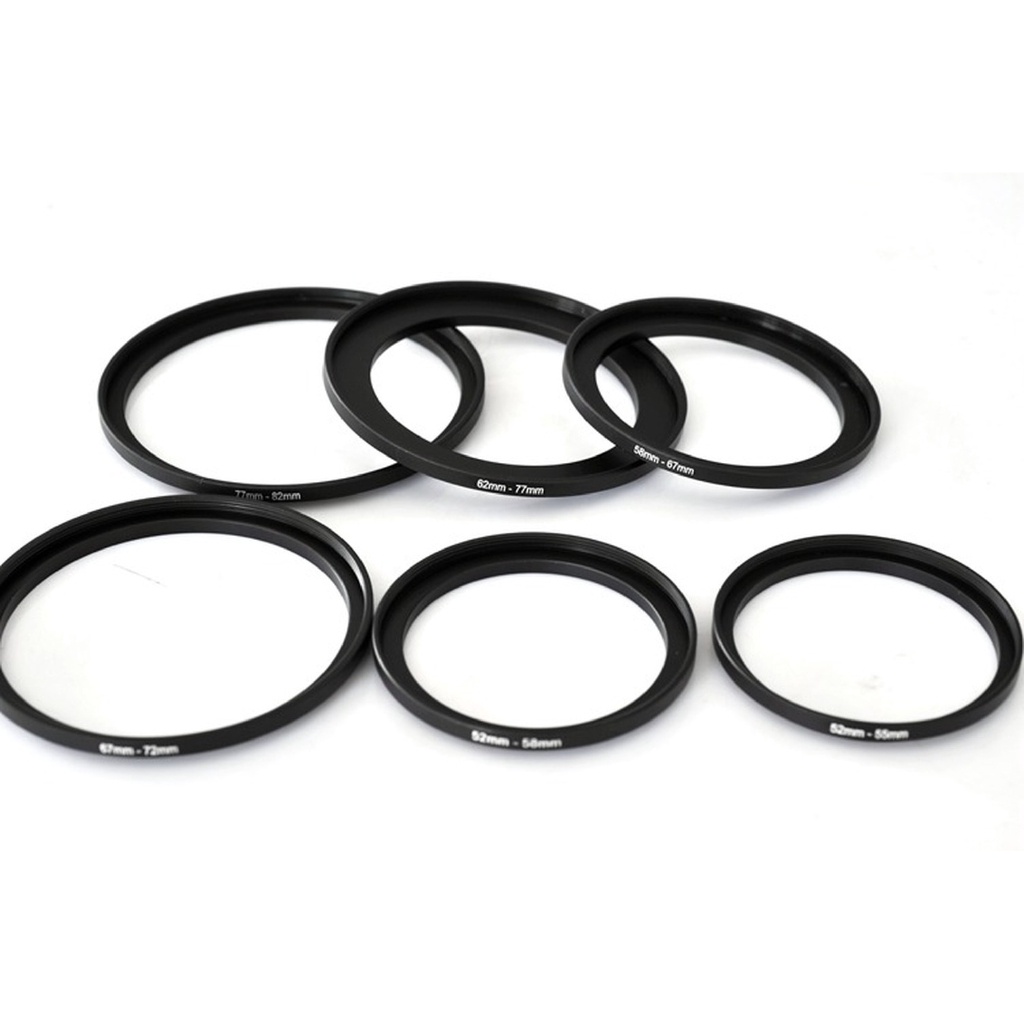 Metal Stepping Rings 37 40.5 43 46 49 52 55 58 62 67 72 77 82mm Step Up ...