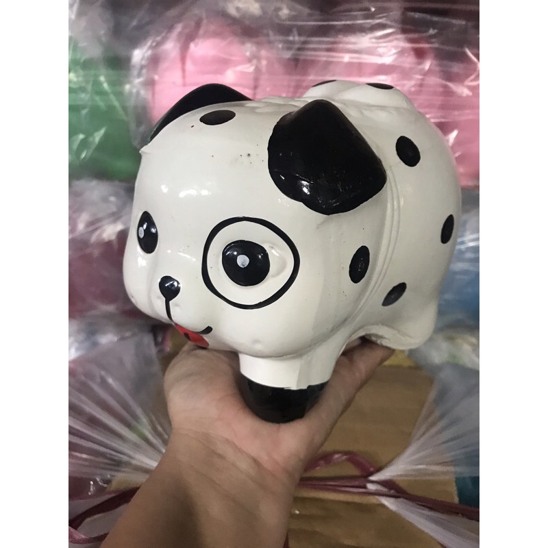 White fire dog savings piggy bank size M (18x10x13) | Shopee Philippines